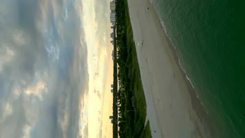 Vertical Beach Stock Video Footage | Royalty Free Vertical Beach Videos | Pond5