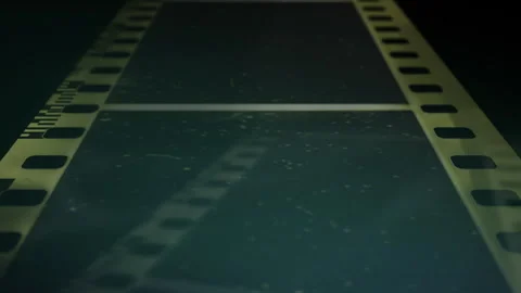 Vertical film reel movement, damaged fil... | Stock Video | Pond5