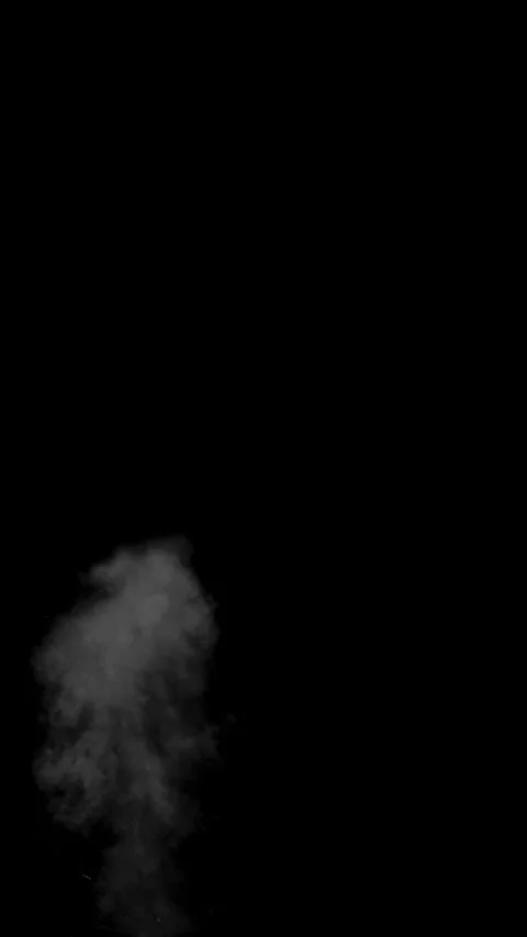 Vertical fog puff video in alpha backgro... | Stock Video | Pond5