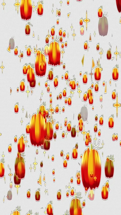 Vertical growing falling pumpkin BG with... | Stock Video | Pond5