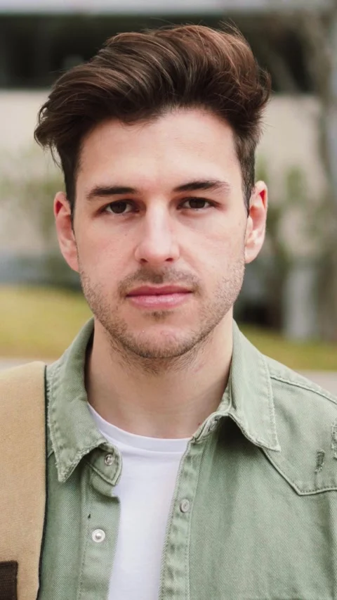 Vertical individual portrait of teenage ... | Stock Video | Pond5