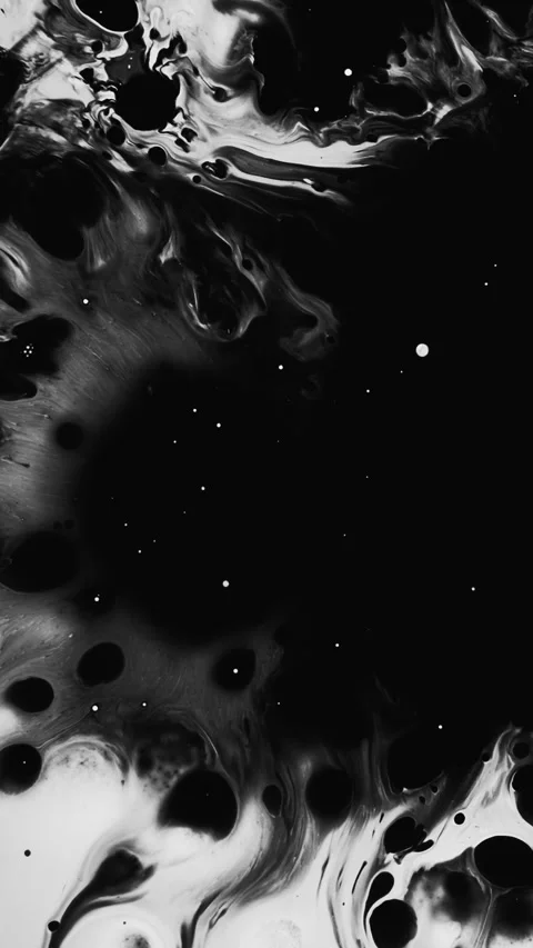 Vertical ink stains abstract universe bl... | Stock Video | Pond5