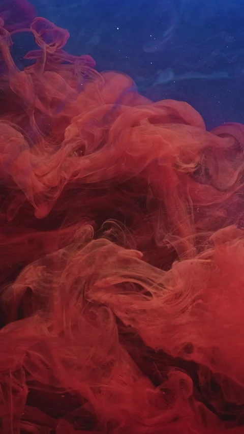 Vertical ink water color smoke paint mix... | Stock Video | Pond5