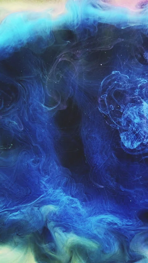 Vertical ink water paint drop color flui... | Stock Video | Pond5