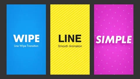 After Effects: Vertical Line Wipe Transition Title #253501903