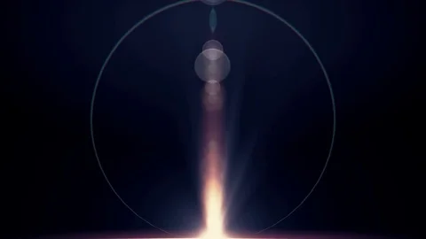 vertical moving lights optical lens flar... | Stock Video | Pond5