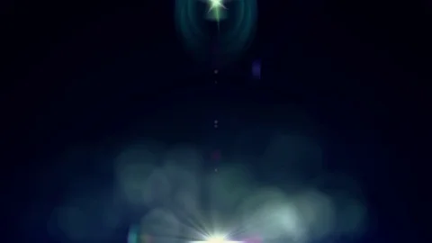vertical moving lights optical lens flar... | Stock Video | Pond5