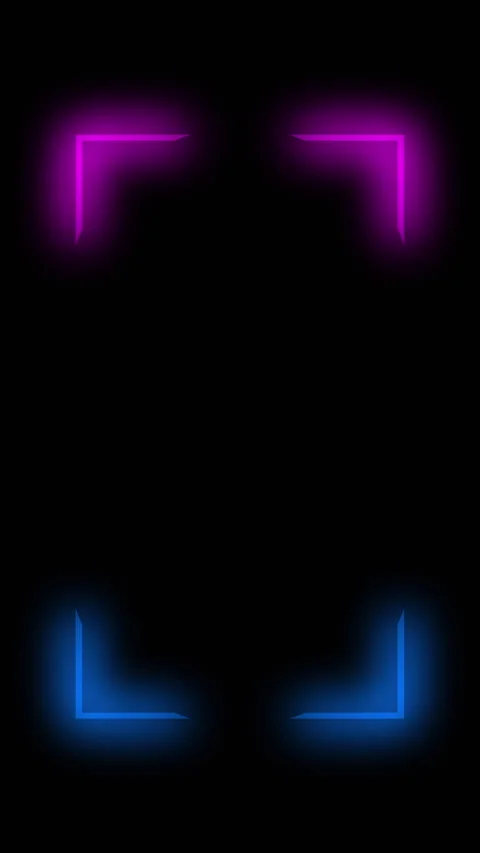 Vertical neon frame glowing background l... | Stock Video | Pond5