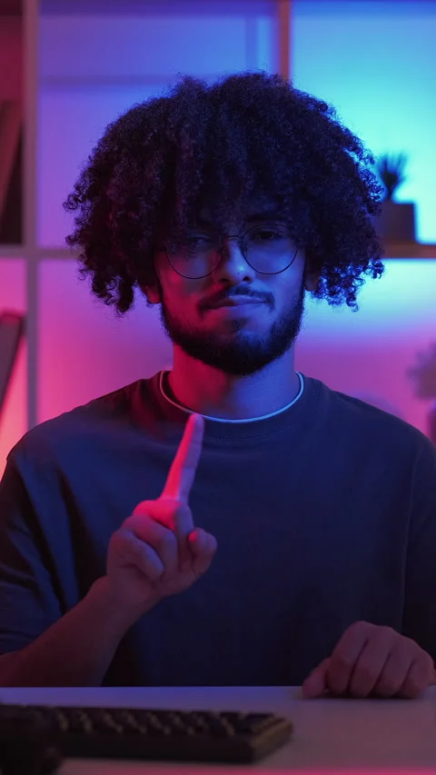 Vertical no gesture skeptic man meme exp... | Stock Video | Pond5