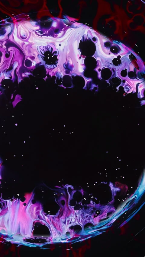 Vertical paint splash ink burst liquid s... | Stock Video | Pond5