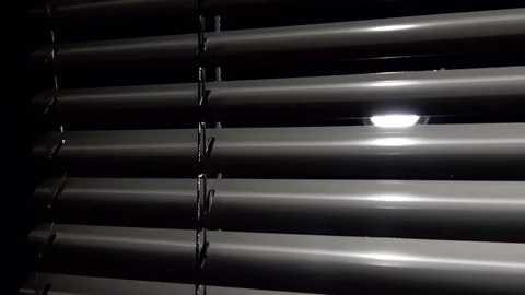 Vertical pan down jalousie. Black backgr... | Stock Video | Pond5