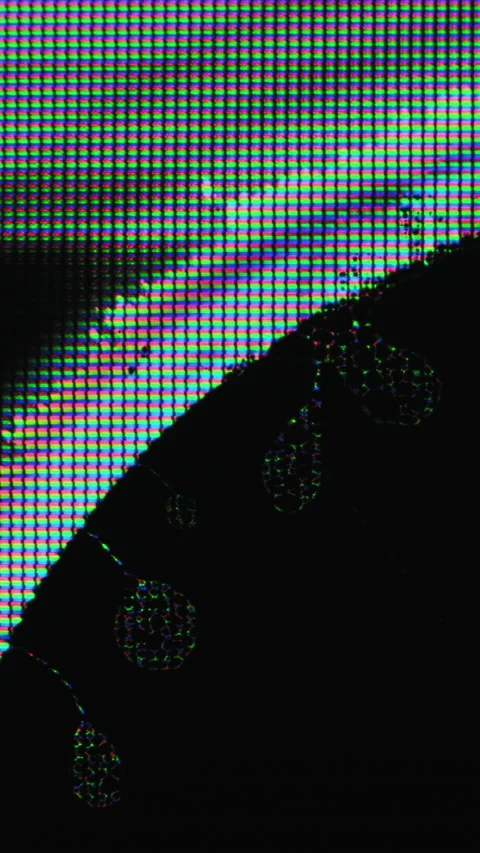 Vertical pixel glow sound wave digital g... | Stock Video | Pond5