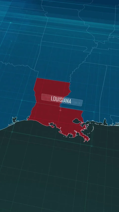 Louisiana Zoom Map Stock Videos – Royalty-Free HD & 4K Videos | Pond5