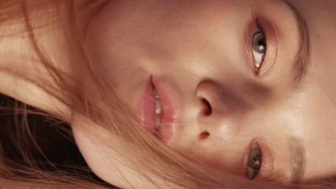 Vertical professional modeling woman ski... | Stock Video | Pond5