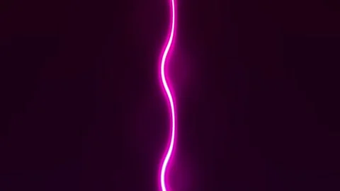 Vertical Ray Of Purple Neon Light Moving... | Stock Video | Pond5