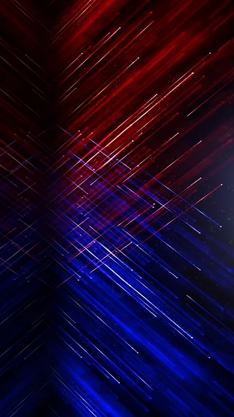 Vertical Red and Blue Hero Cosmic Lines ... | Stock Video | Pond5