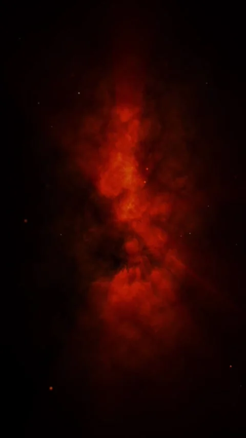 Vertical Red Volume Light Smoke 4K Loop | Stock Video | Pond5