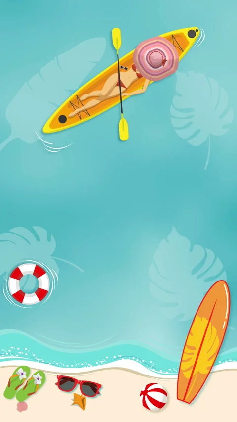 vertical. relax woman in bikini sunbathi... | Stock Video | Pond5