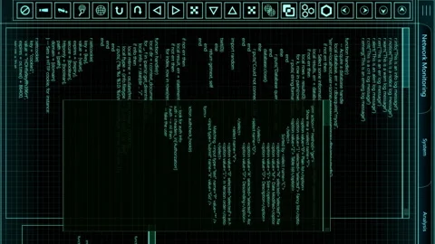 Computer Filter Code Stock Footage ~ Royalty Free Stock Videos | Pond5