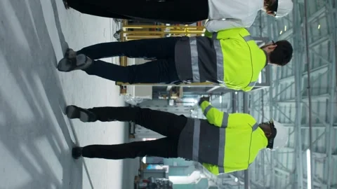 Vertical shoot. Group of people from bac... | Stock Video | Pond5