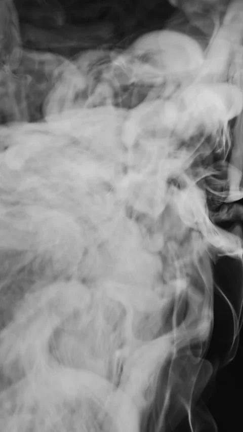 Vertical smoke cloud vapor puff white fu... | Stock Video | Pond5