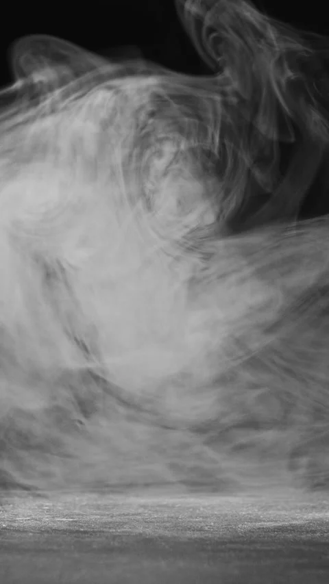 Vertical smoke swirl fume cloud smog wav... | Stock Video | Pond5