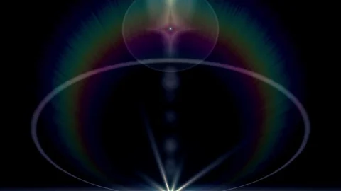 vertical sun moving lights optical lens ... | Stock Video | Pond5