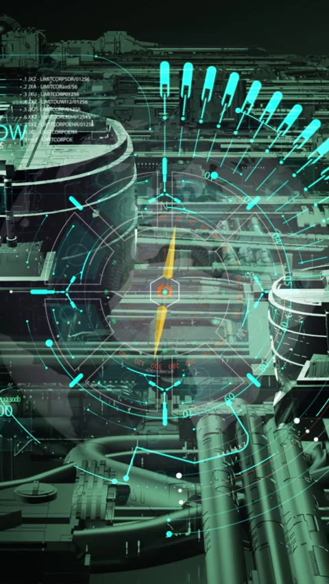 vertical video - 3d animation of alien c... | Stock Video | Pond5