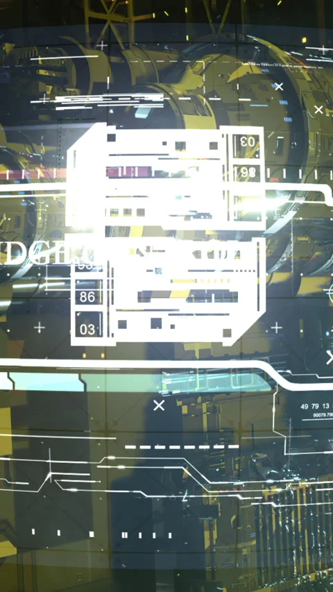 vertical video - 3d animation of city in... | Stock Video | Pond5