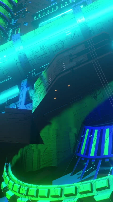 vertical video 3d animation on green scr... | Stock Video | Pond5