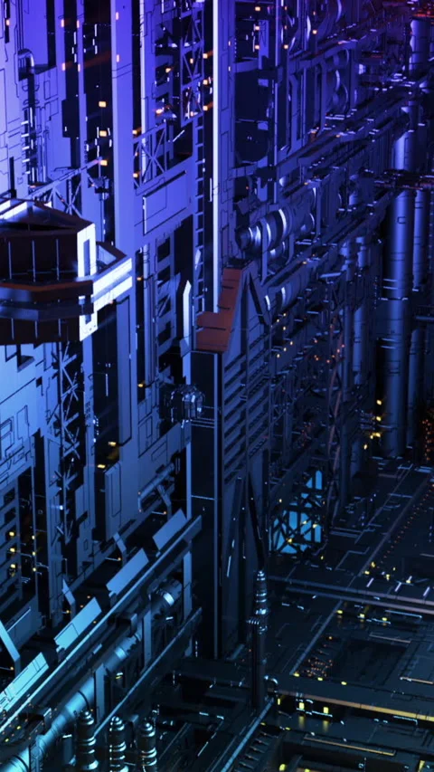 vertical video 3d animation - Model of a... | Stock Video | Pond5