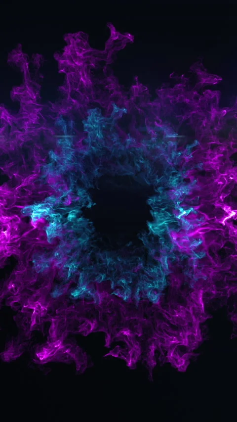 vertical video - 3D smoke explosion shoc... | Stock Video | Pond5