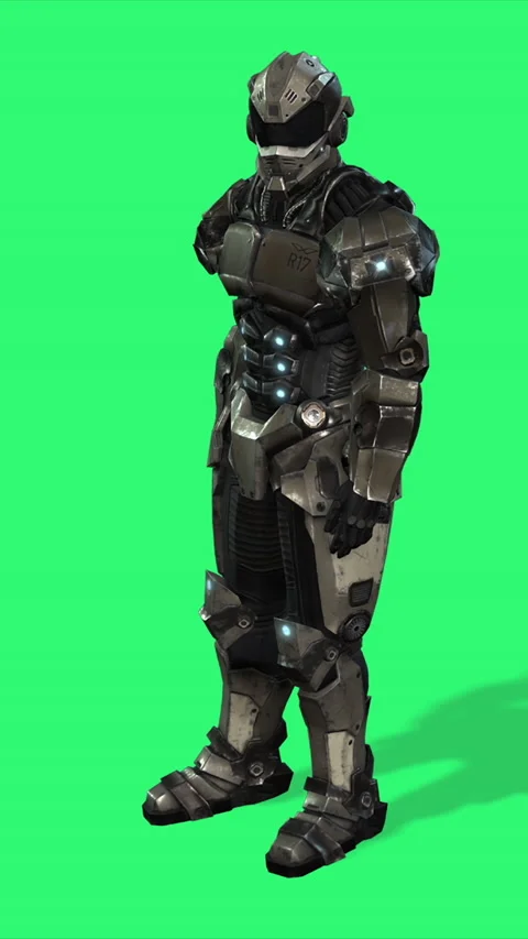 Green Screen Robot Stock Video Footage | Royalty Free Green Screen ...