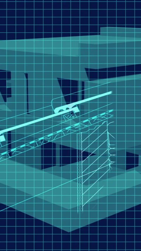 vertical video - animation showing a Tec... | Stock Video | Pond5