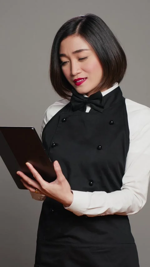 Restaurant Server Stock Footage ~ Royalty Free Stock Videos | Pond5