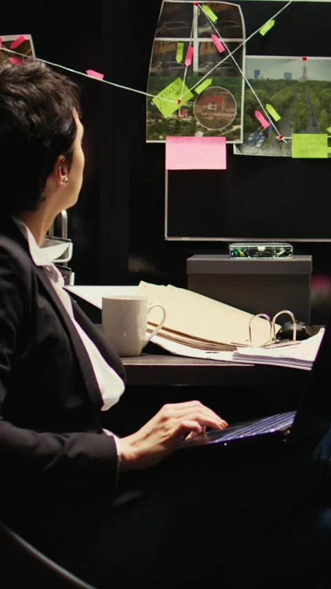 Vertical video Criminal expert review ca... | Stock Video | Pond5