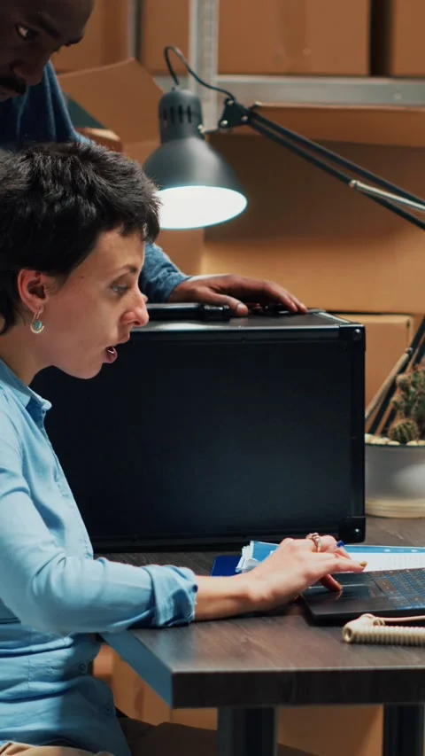 Vertical video: Diverse people checking ... | Stock Video | Pond5