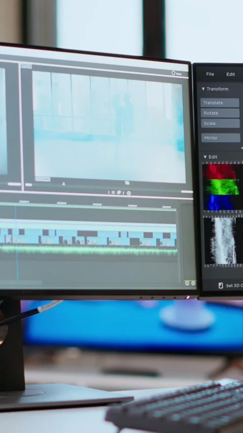 Vertical Video Empty video editing tools... | Stock Video | Pond5
