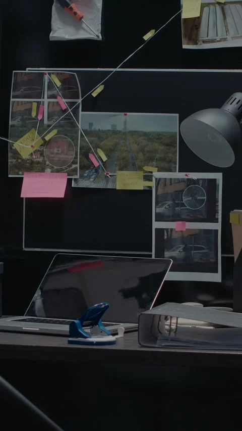 Vertical video: Evidence room office wit... | Stock Video | Pond5