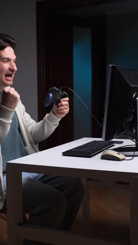 Gamer Video Vertical Stock Videos – Royalty-Free HD & 4K Videos