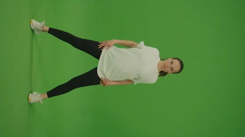 Vertical Video. Female Dancer Performing... | Stock Video | Pond5