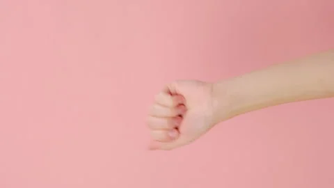 Vertical video of female hand knock knoc... | Stock Video | Pond5