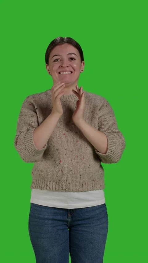 Vertical video: Front view of female per... | Stock Video | Pond5