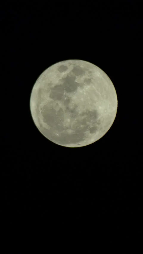 Vertical video of the full moon in the n... | Stock Video | Pond5
