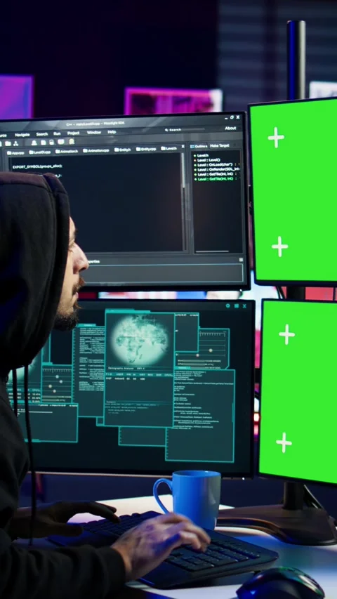 Hacker Green Screen Stock Videos – Royalty-Free HD & 4K Videos | Pond5