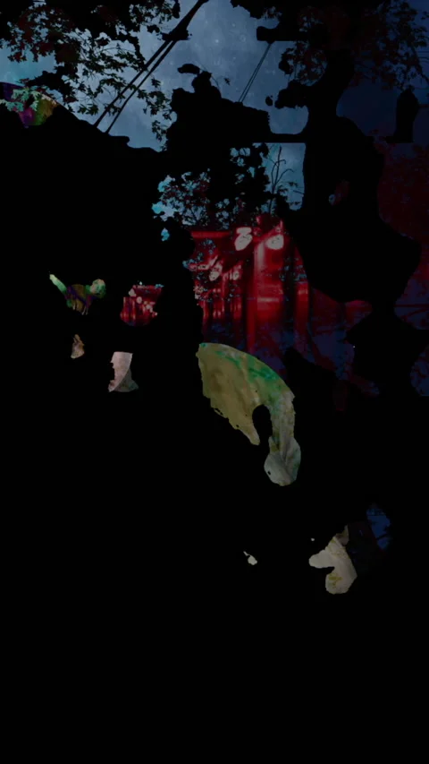 vertical video -Horror Background. Distu... | Stock Video | Pond5