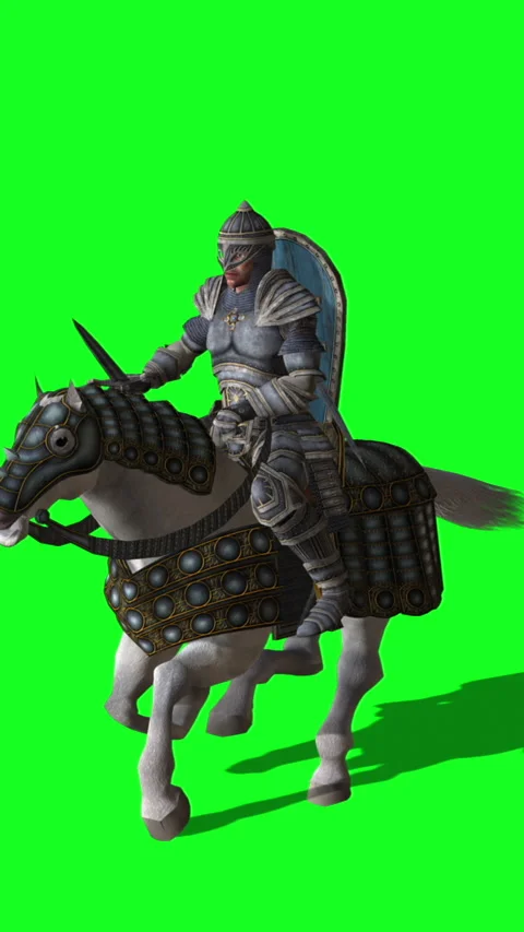 Medieval Knight Green Screen Stock Video Footage | Royalty Free ...