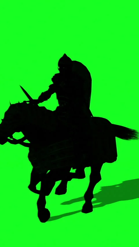Medieval Knight Green Screen Stock Video Footage | Royalty Free ...