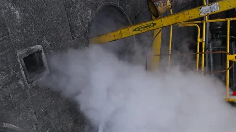 A vertical video of an open manhole with... | Stock Video | Pond5