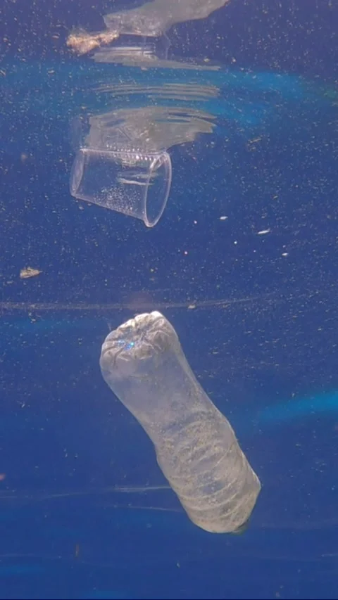 Vertical video, Plastic pollution, plast... | Stock Video | Pond5